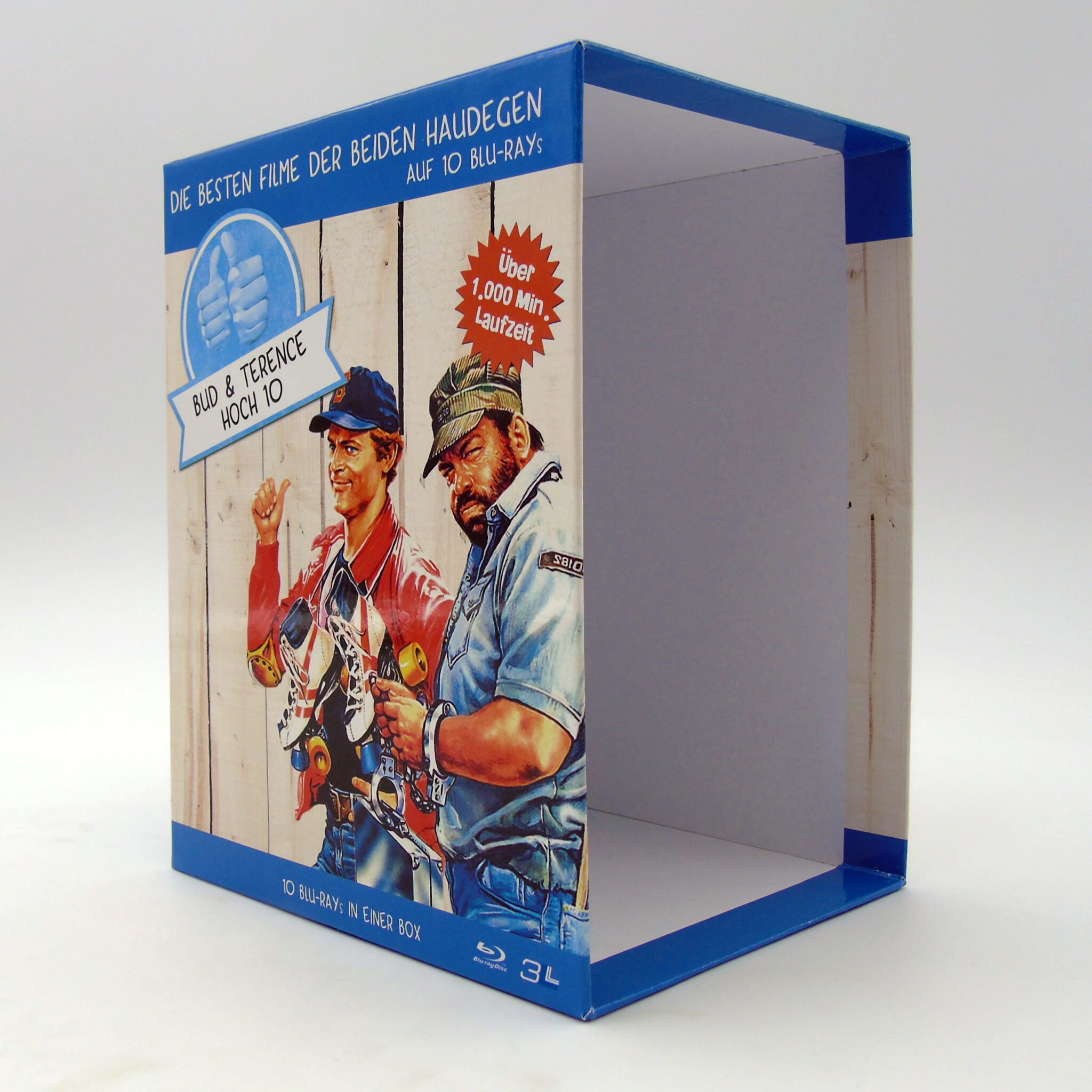 Schuber mit Sonderveredelung für 10 BluRays — Hertel Kartonagen